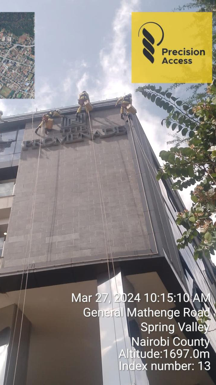 The Promenade: Facade Inspection & Internal & External Cleaning – Precision Access